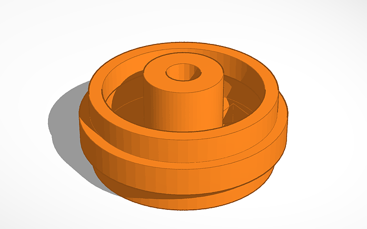 3D design Mini car wheel - Tinkercad