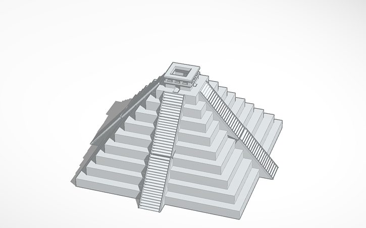 3D design Chichen Itza - Tinkercad