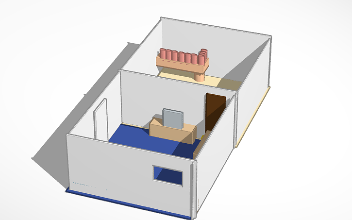 3D design Beach House - Tinkercad