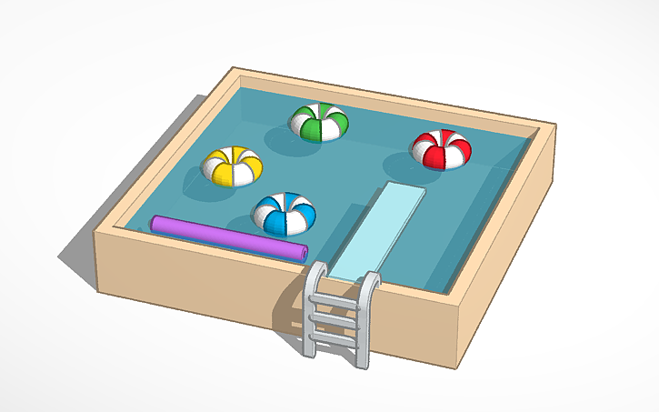 3D design pool - Tinkercad