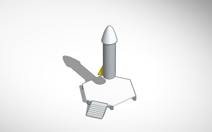 3D design Spaceship - Tinkercad