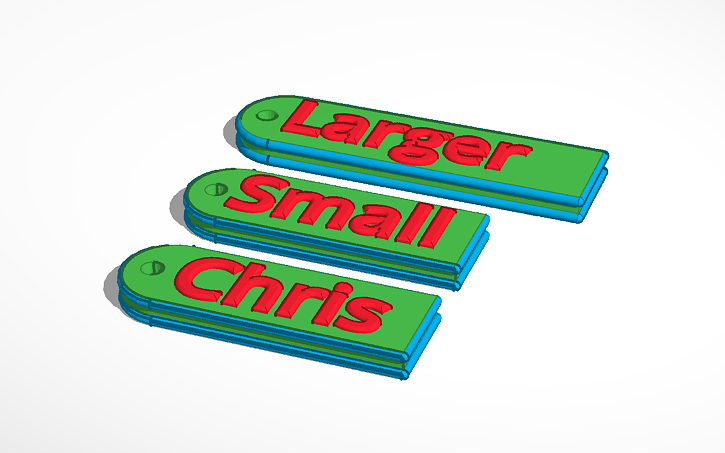 3D design Name Tag Base | Tinkercad