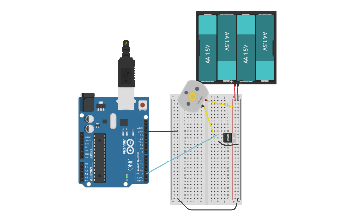 Circuit design MOSFET n demo - Tinkercad