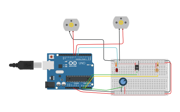 Circuit design Proyecto final - Tinkercad