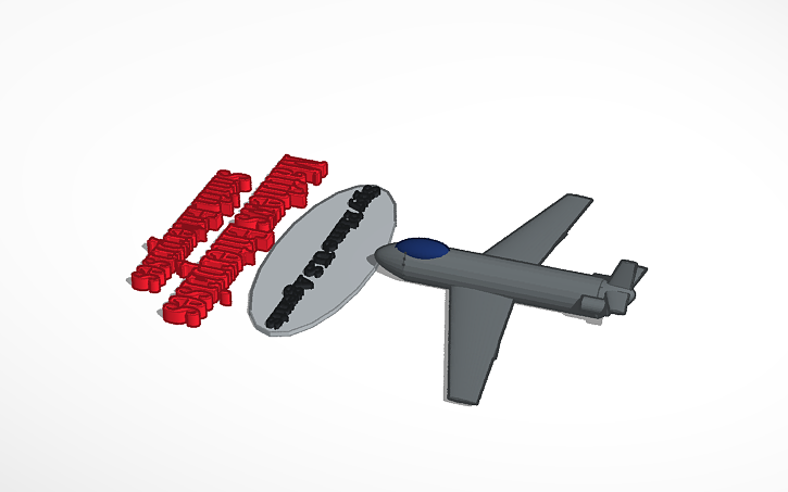 3D design plane - Tinkercad