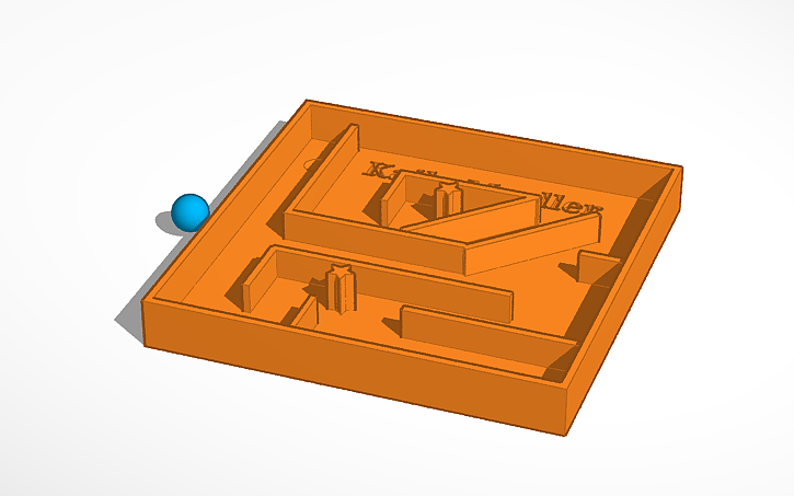 3D design Ball Maze - Tinkercad