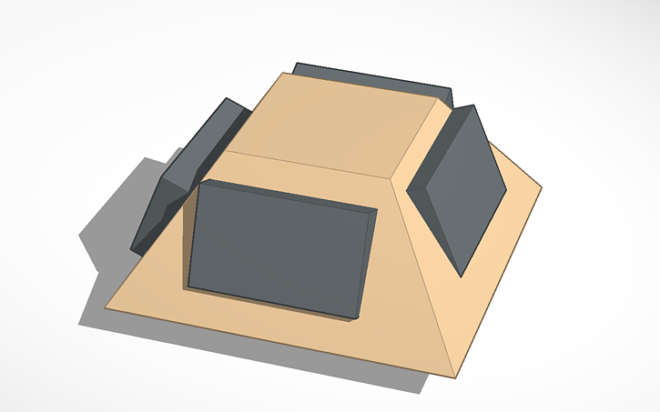 3D design kevlar tent - Tinkercad
