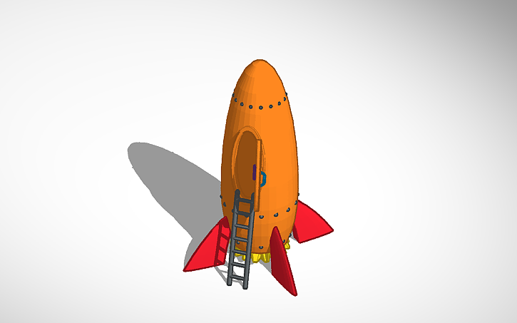 3D design Activity-1 Rocket-2 | Tinkercad
