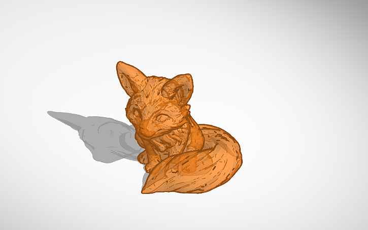 3D design Fox - Tinkercad