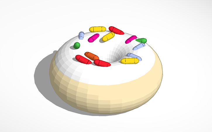 3d Design Col Donut Tinkercad
