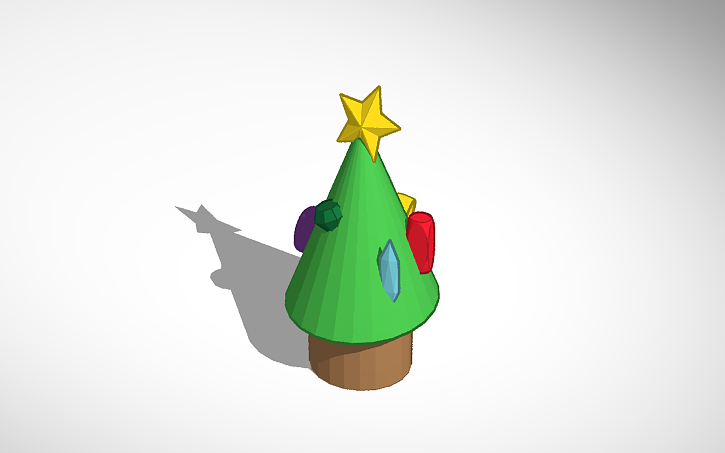 3D design chirstmas tree ohh,chirstmas tree - Tinkercad