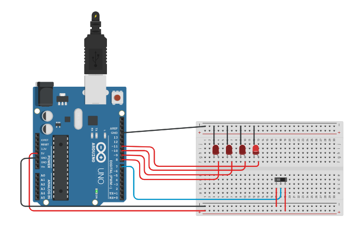 Circuit design Prova | Tinkercad