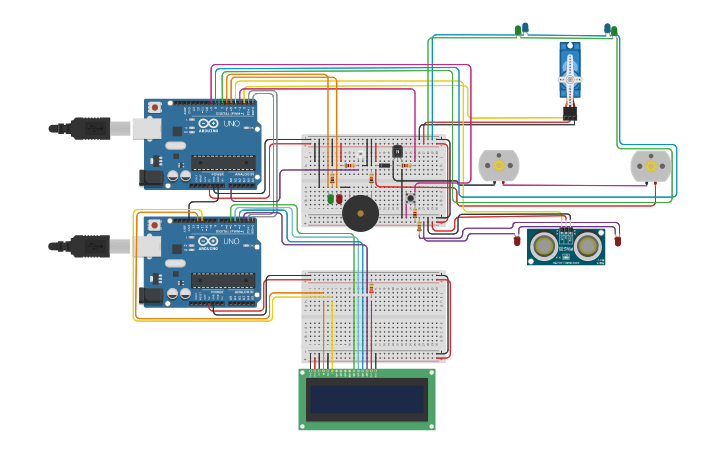 Circuit design Projeto (Carro) | Tinkercad