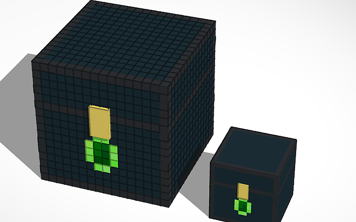 3D design Ender Chest - Tinkercad