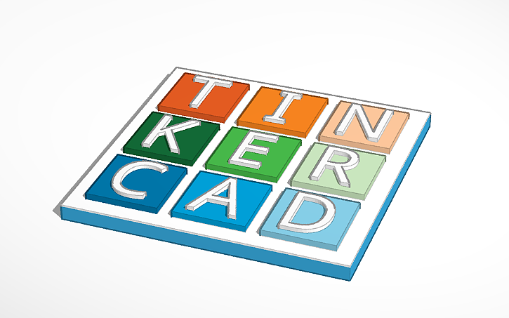 3D design Tinkercad logo | Tinkercad