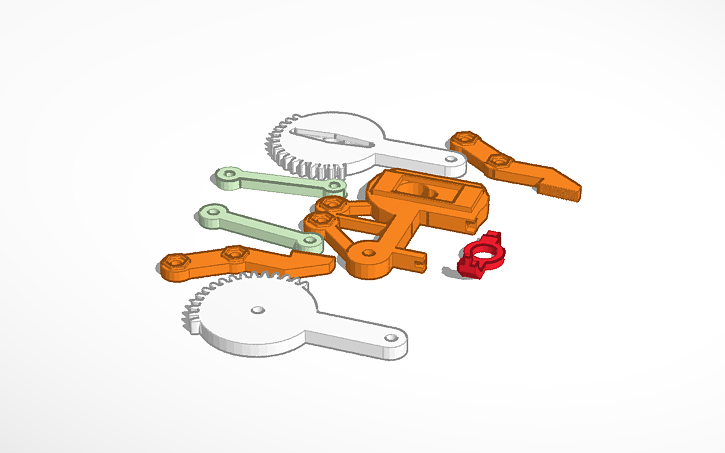 3D design Arduino servo ARM - Tinkercad