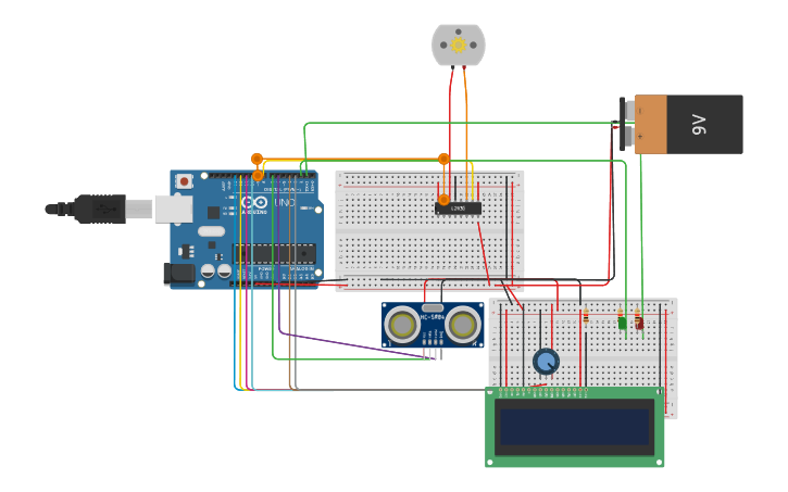 Circuit design PRACTICA 6 - Tinkercad