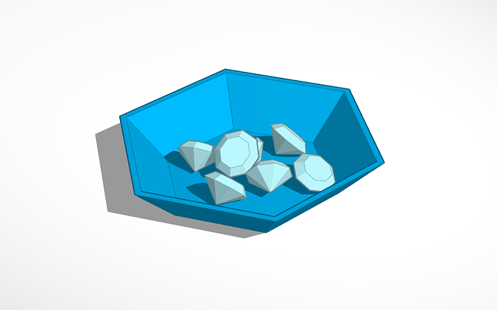 3D design Bucket of Diamonds | Tinkercad