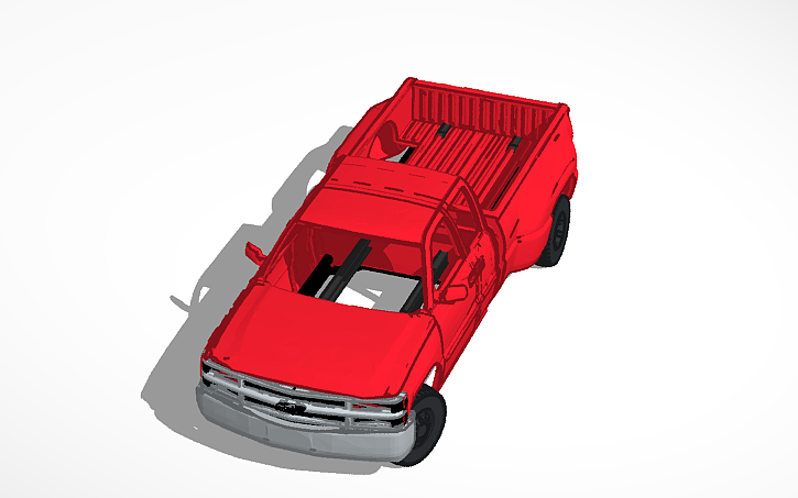 3D design 2002 Chevy Silverado 3500HD - Tinkercad