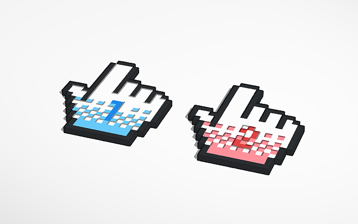 3D design Wii Cursors - Tinkercad