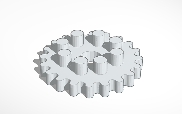 3d Design Gear Fitting Tinkercad