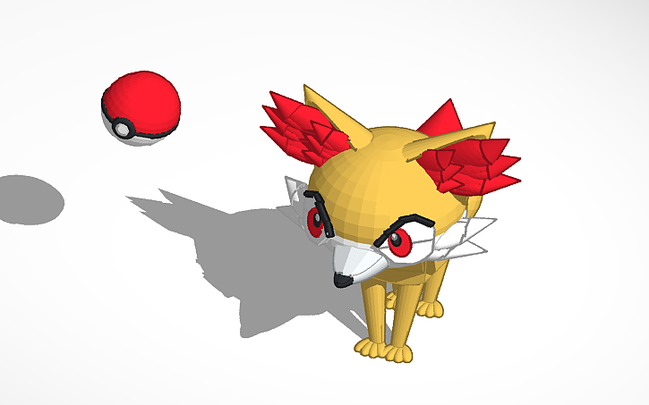 3D design Trying to catch fennekin! | Tinkercad