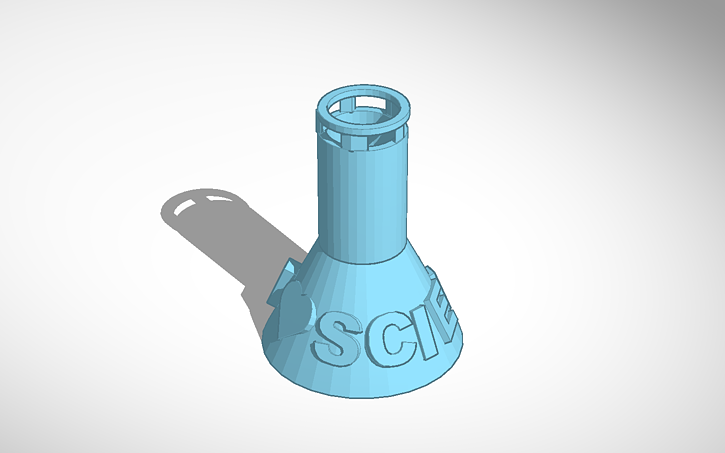 3D design beaker - Tinkercad