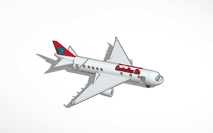 3D design Passenger flight - Tinkercad