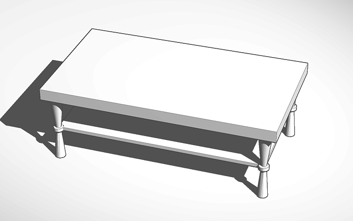 3D design Tea Table by CJ - Tinkercad