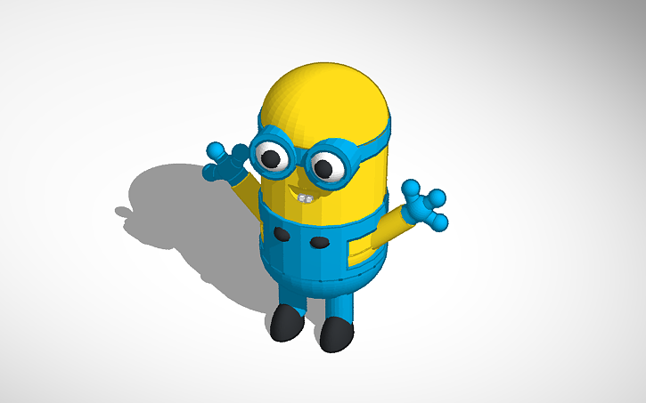 3D design MINION - Tinkercad