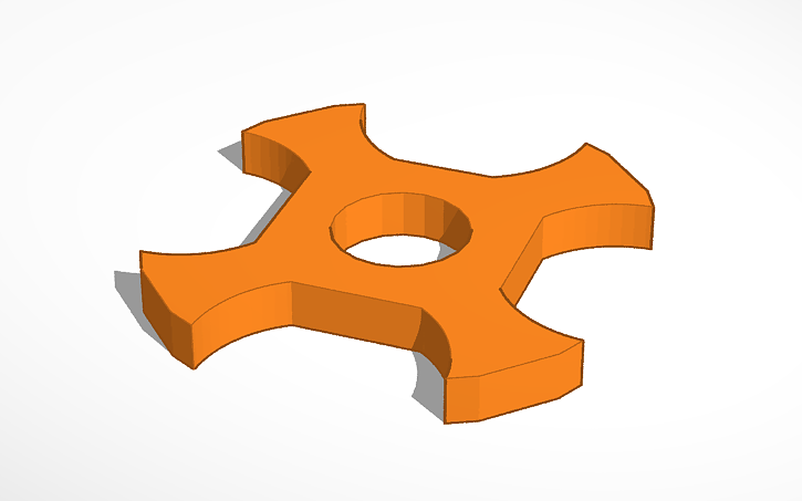 3D design 4 sided spinner alex | Tinkercad