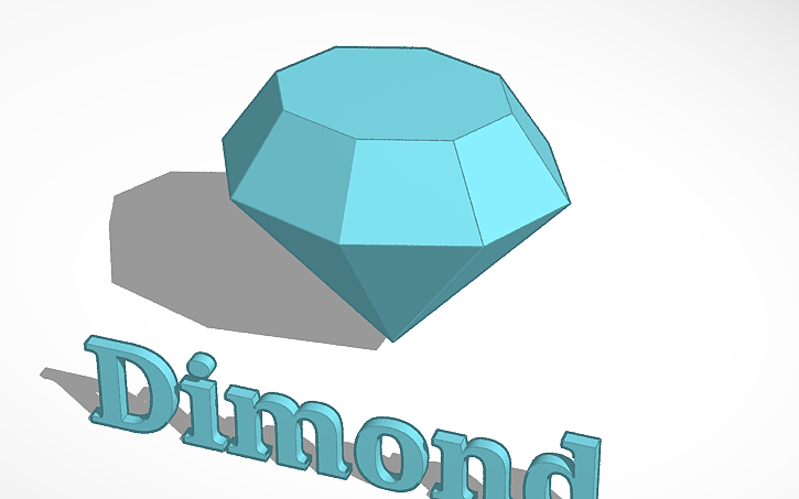 3D design Diamond - Tinkercad