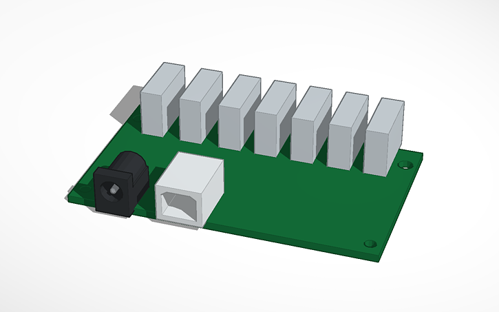 3D design USB-HUB D-Link | Tinkercad