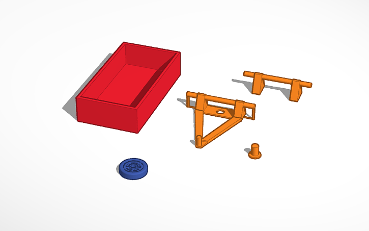 3D design tractor trailer | Tinkercad