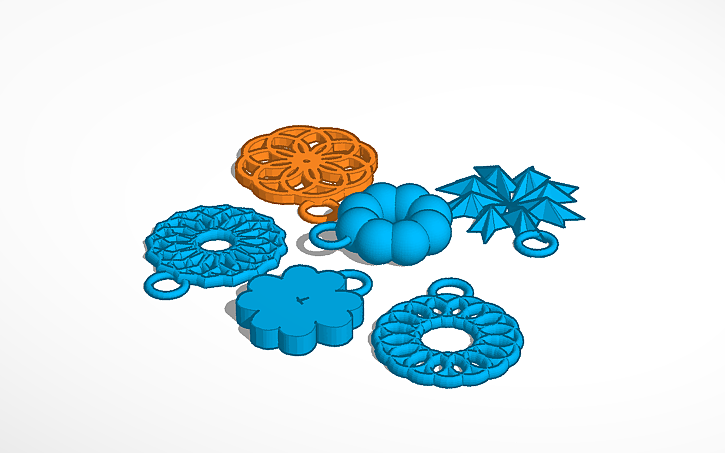 3D design Christmas ornaments - Tinkercad