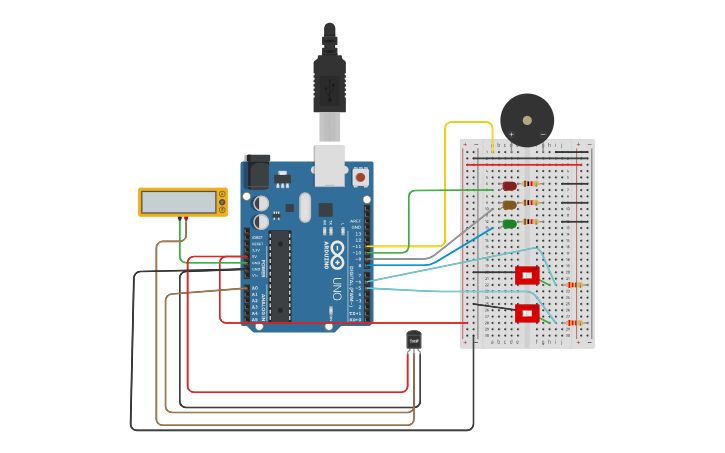 Circuit design EXAMEN PRIMER PARCIAL - Tinkercad