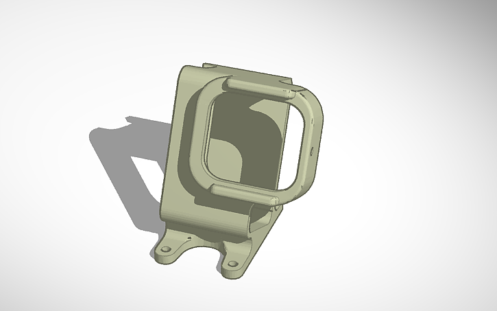 3D design Apex Hero 8 GoPro Mount (widened) - Tinkercad