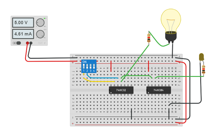 Circuit Design 2do Parcial Tinkercad