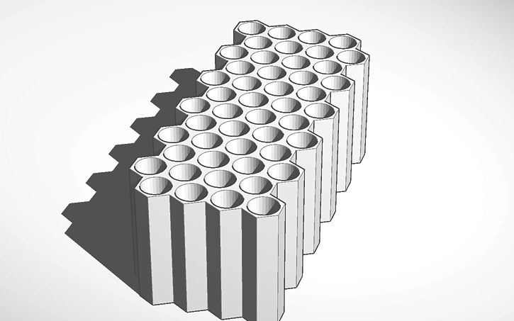 3D design Sharpie Holder - Tinkercad