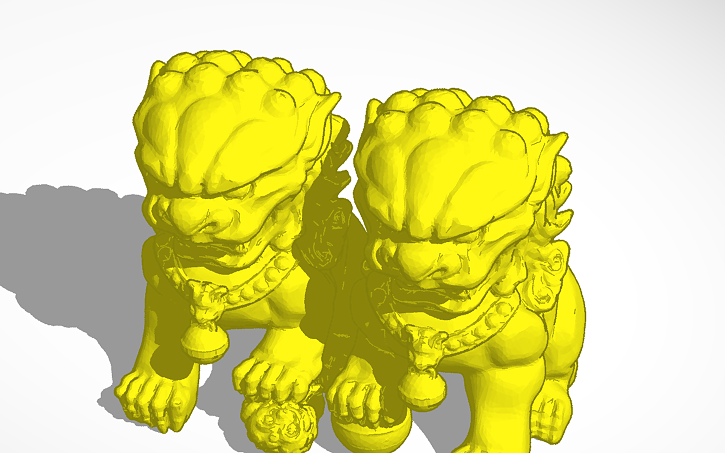3D design Myles lions | Tinkercad