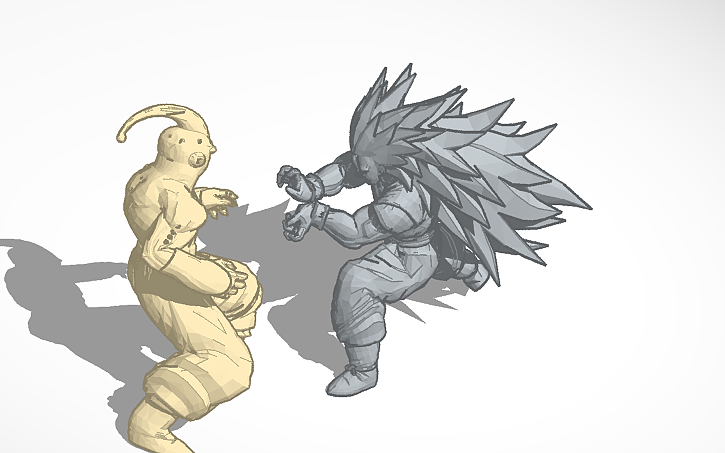 3D design Goku - Tinkercad