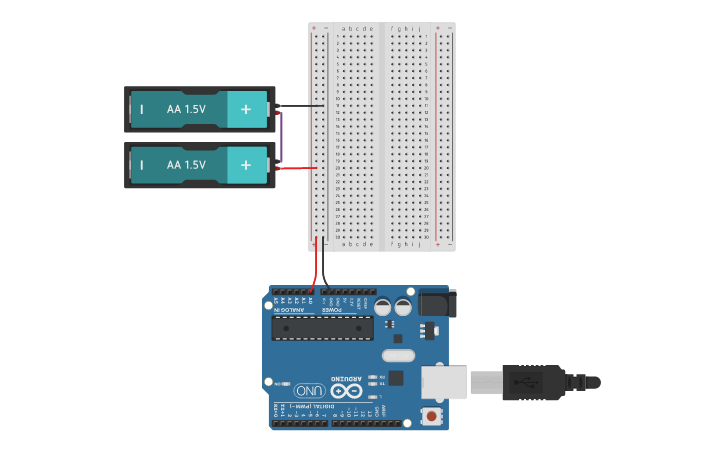 Circuit design Arduino 2 2.2 Spannungsmesser - Anthony - Tinkercad Circuit design Arduino 2 2.2 Spannungsmesser - Anthony - Tinkercad