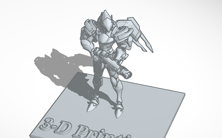 3D design phara overwatch | Tinkercad