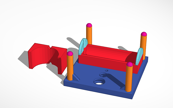 3D design Scribble Bot Chassis - Tinkercad