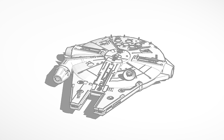 3D design Millenium Falcon | Tinkercad