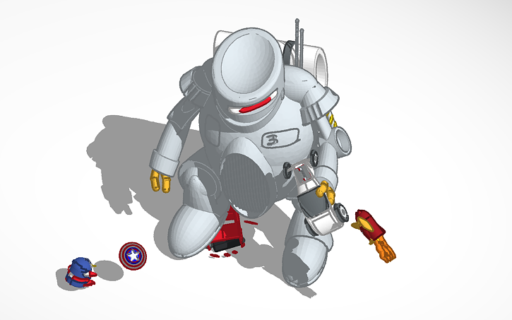 3D design robo | Tinkercad