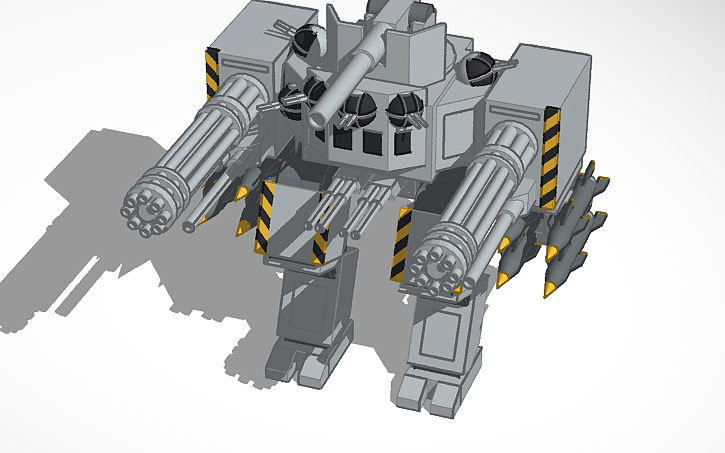 3D design Storm Mech (Assault) - Tinkercad