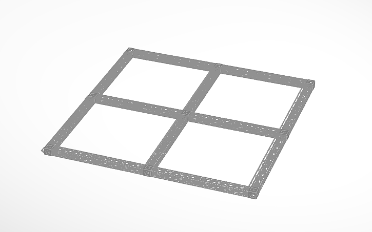 3D design Studio Stage Lighting Truss - Tinkercad