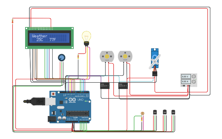Circuit design Worachit Saetang | Tinkercad