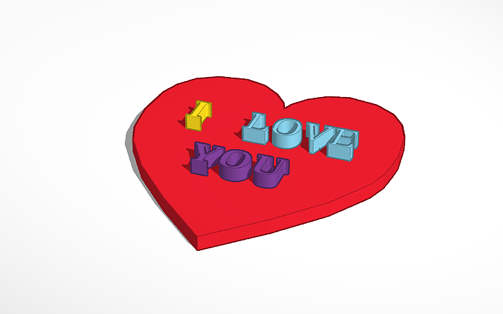 3d Design Corazon Tinkercad